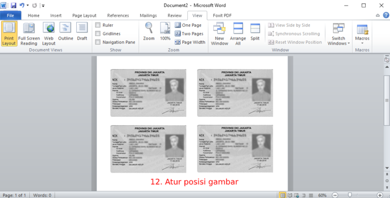 √ UKURAN KTP dalam Cm, Mm, Inch di Word & Photoshop | Salamadian